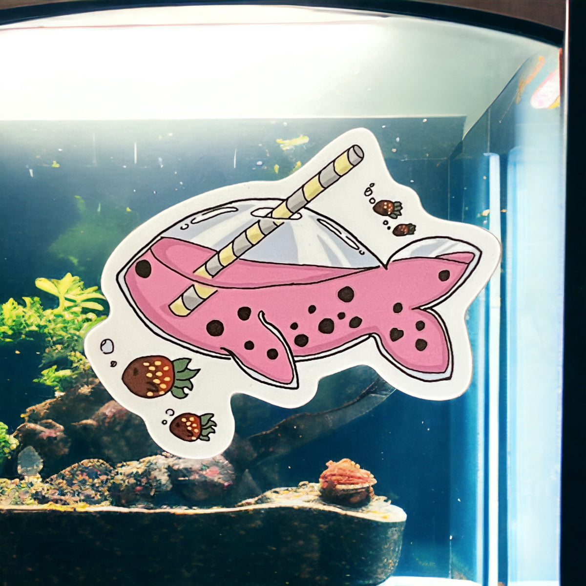 Vinyl Sticker - Boba Fish – Leaf and Petal