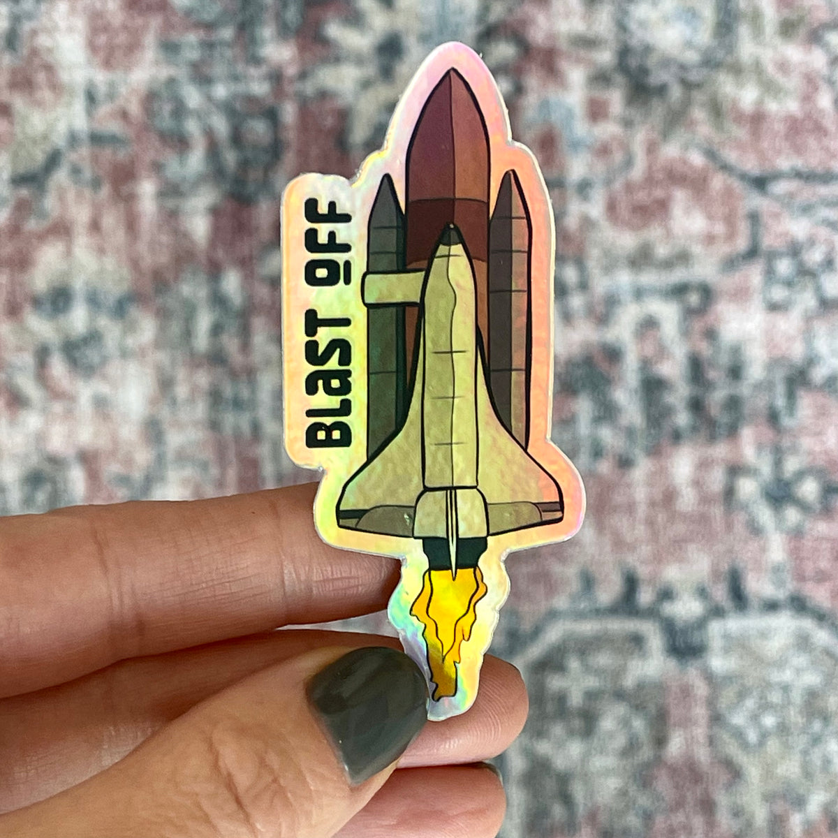 Vinyl Sticker - Blast Off – Leaf and Petal